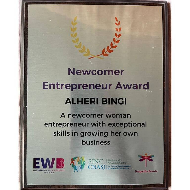 NEWCOMER ENTREPRENEUR AWARD | Art by Dangana